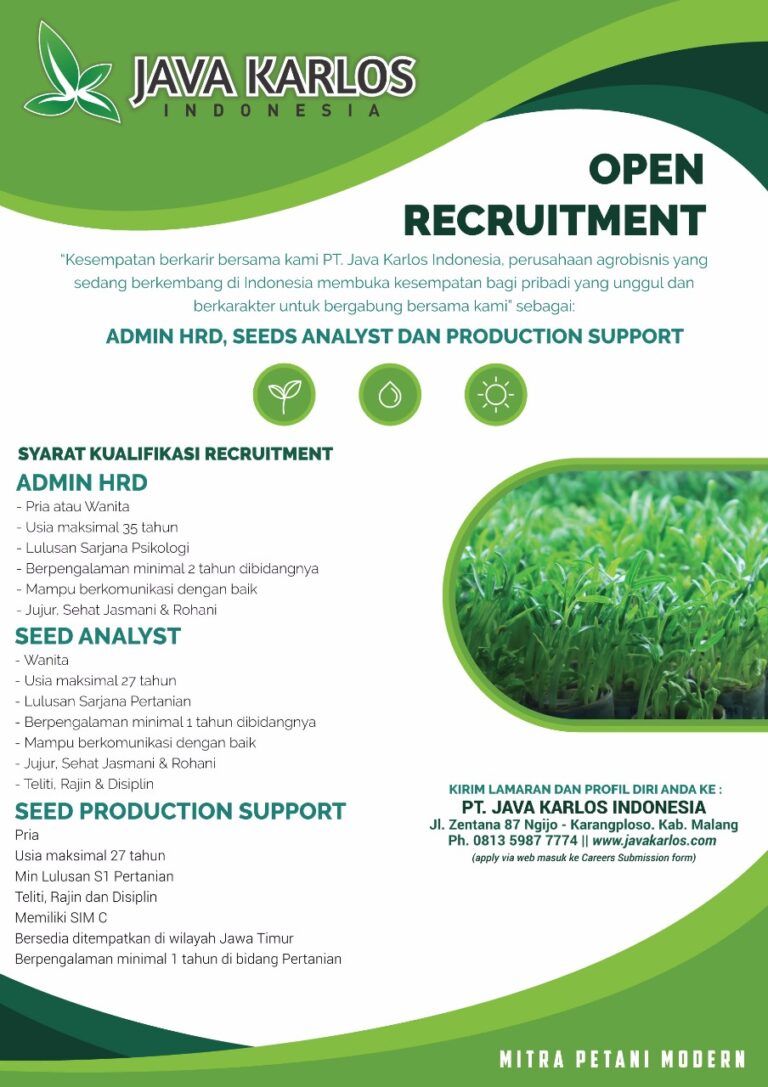 OPEN RECRUITMENT JAVA KARLOS INDONESIA - LPMPP Universitas Jember