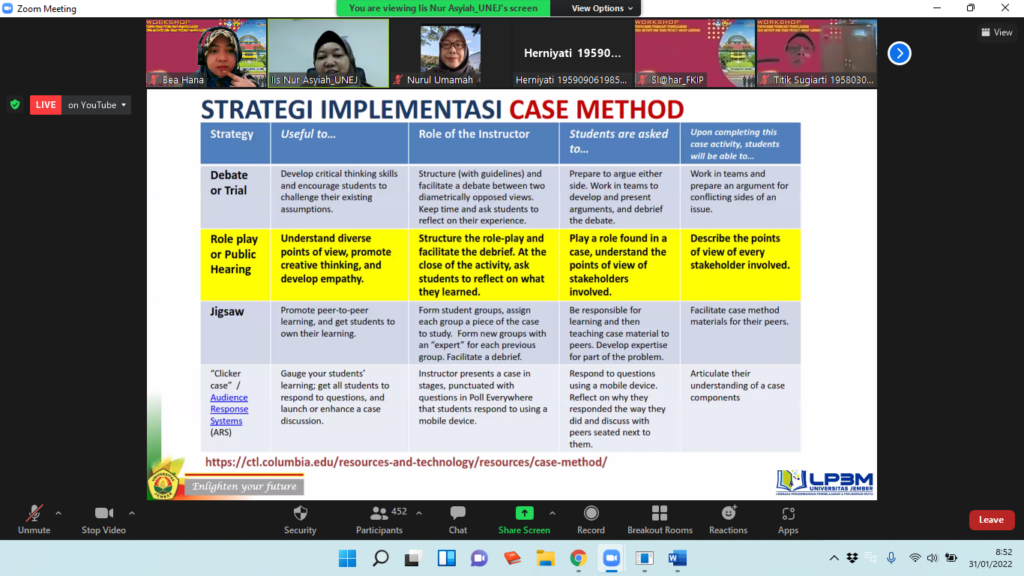 PENYUSUNAN PERANGKAT PEMBELAJARAN CASE METHOD DAN PROJECT BASED ...